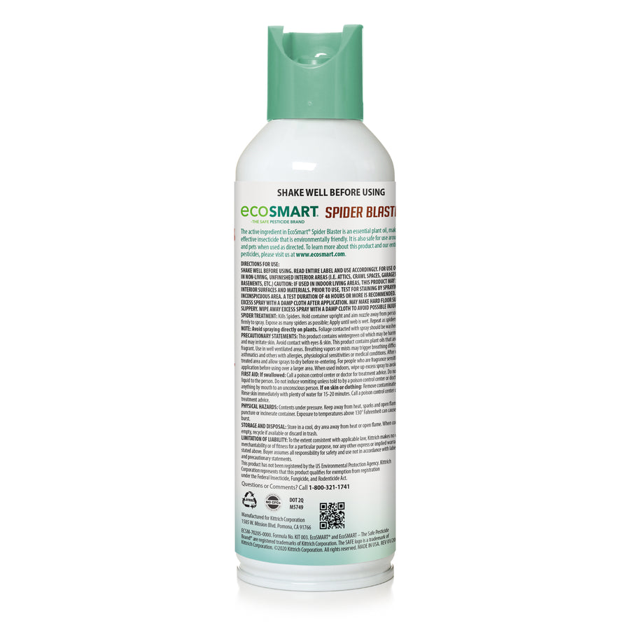 Spider Blaster – 9 oz Aerosol – EcoSMART a div. of the Kittrich Corporation
